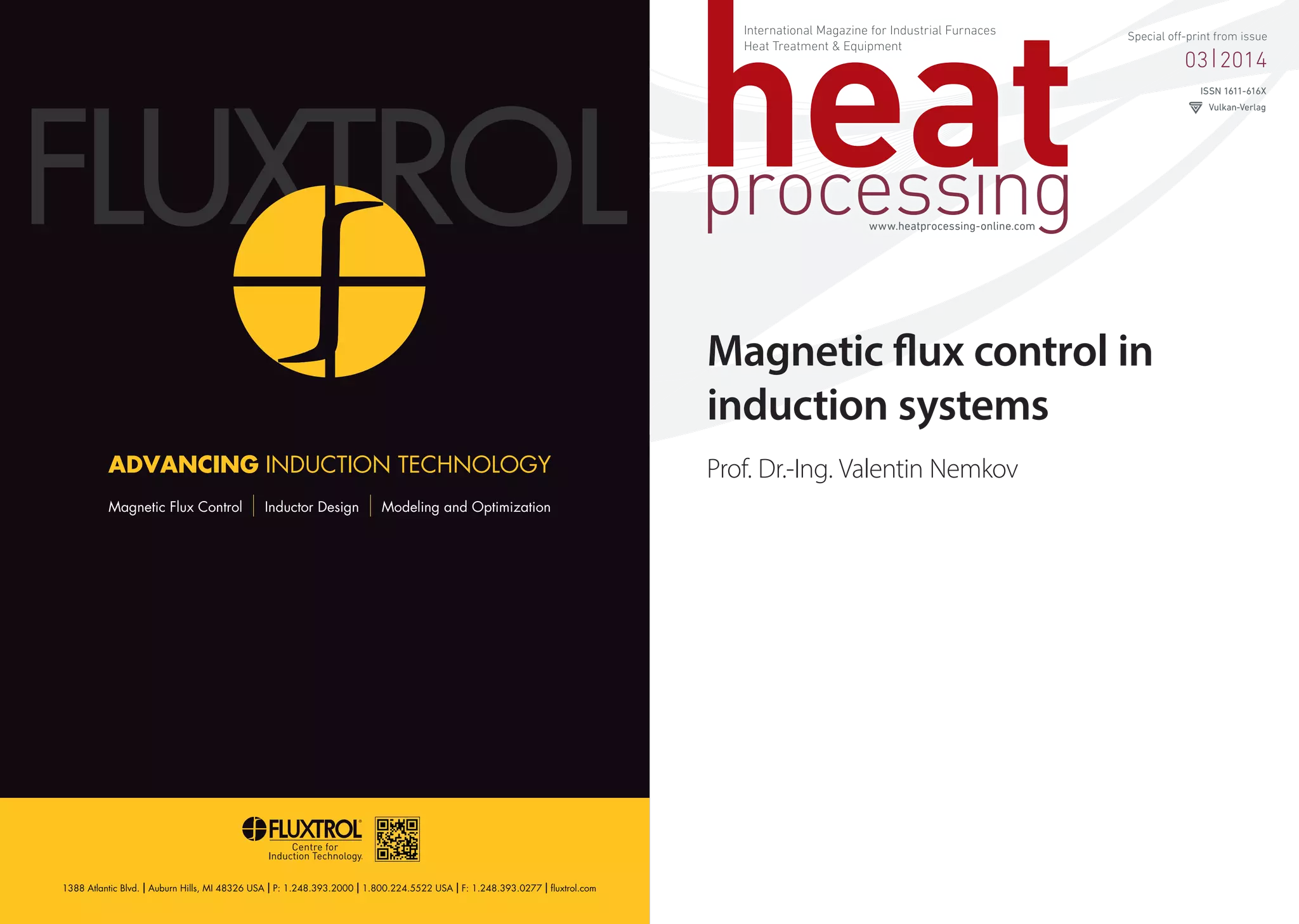 Magnetic FLux Control in Induction Systems - Fluxtrol Heat Processing ...