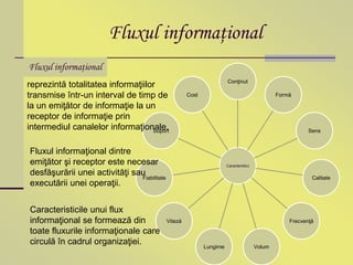 Fluxul informational | PPTX
