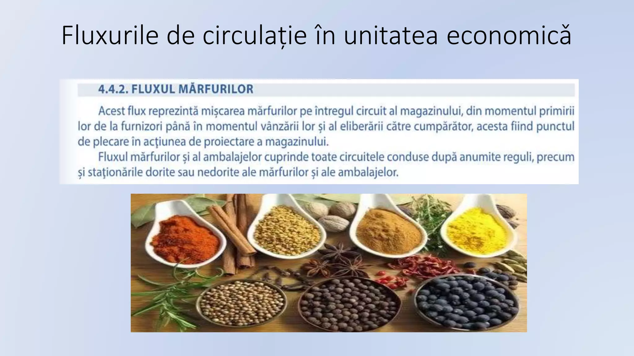 Fluxurile de circulatie in unitatea economica | PPTX