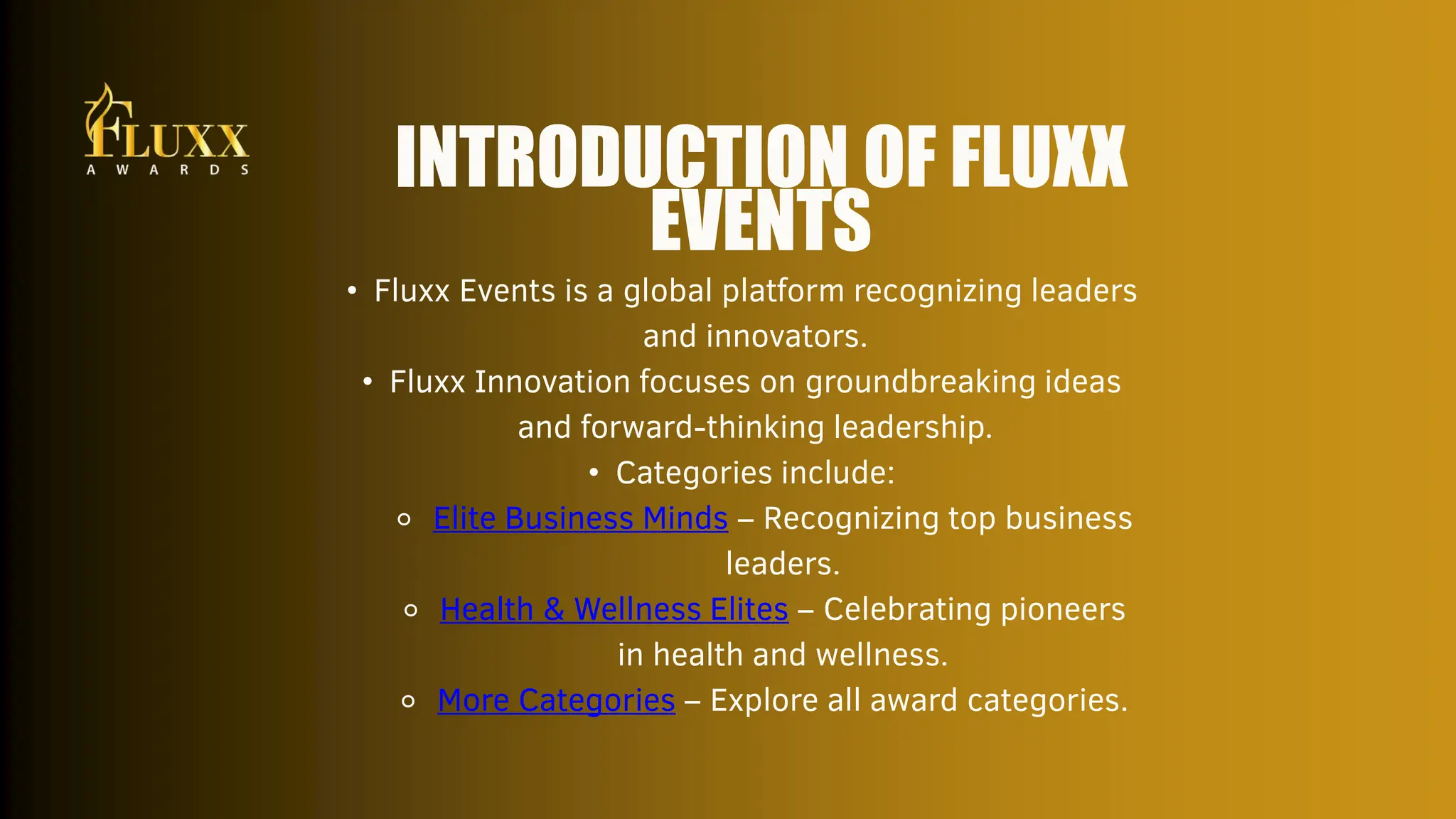 Celebrate Excellence : Fluxx Awards 2025 | PDF