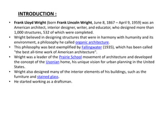 Frank Lloyd Wright | PPT