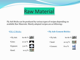 Fly ash bricks projects2 | PPTX