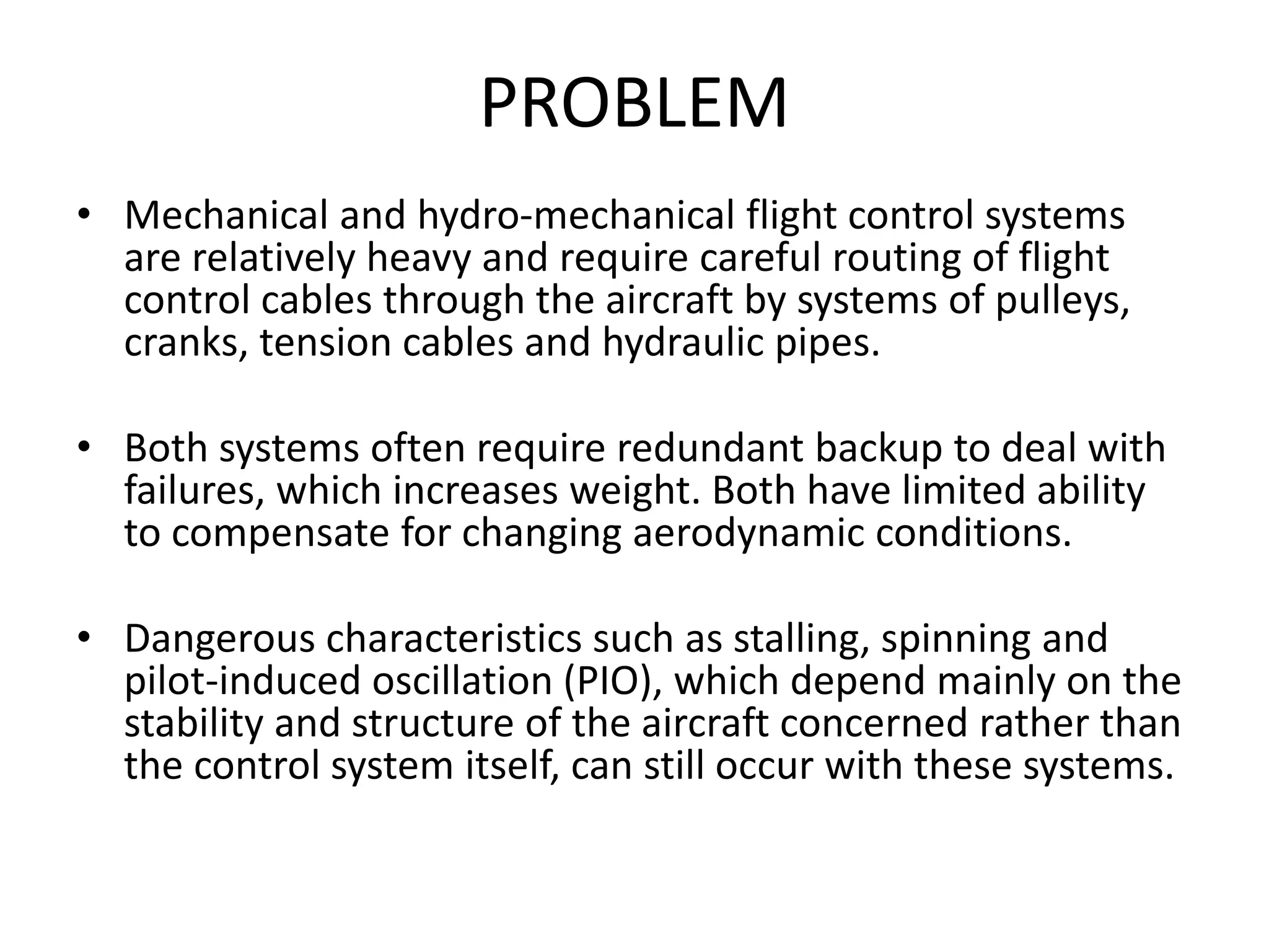 Fly by-wire flight control | PPTX