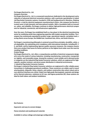 Industrial Plug Socket Connector Integration Made Simple with NANTE ...