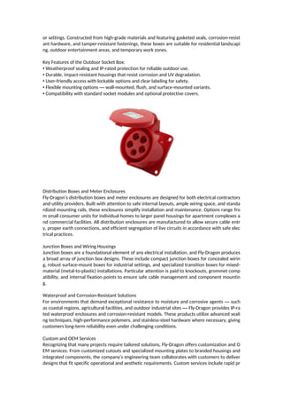 Weatherproof Power Access with Nante Outdoor Socket Box | PDF