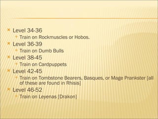 FlyFF Guide Magicians | PPT