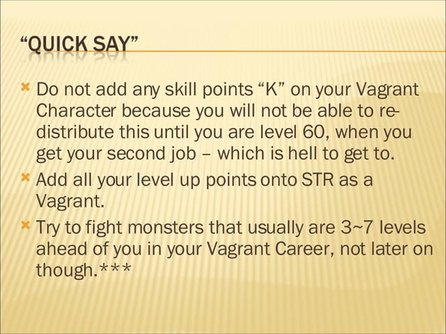 FlyFF Guide Magicians | PPT