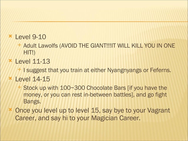 FlyFF Guide Magicians | PPT