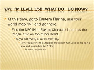 FlyFF Guide Magicians | PPT