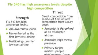 Fly 540 communication strategy | PPT