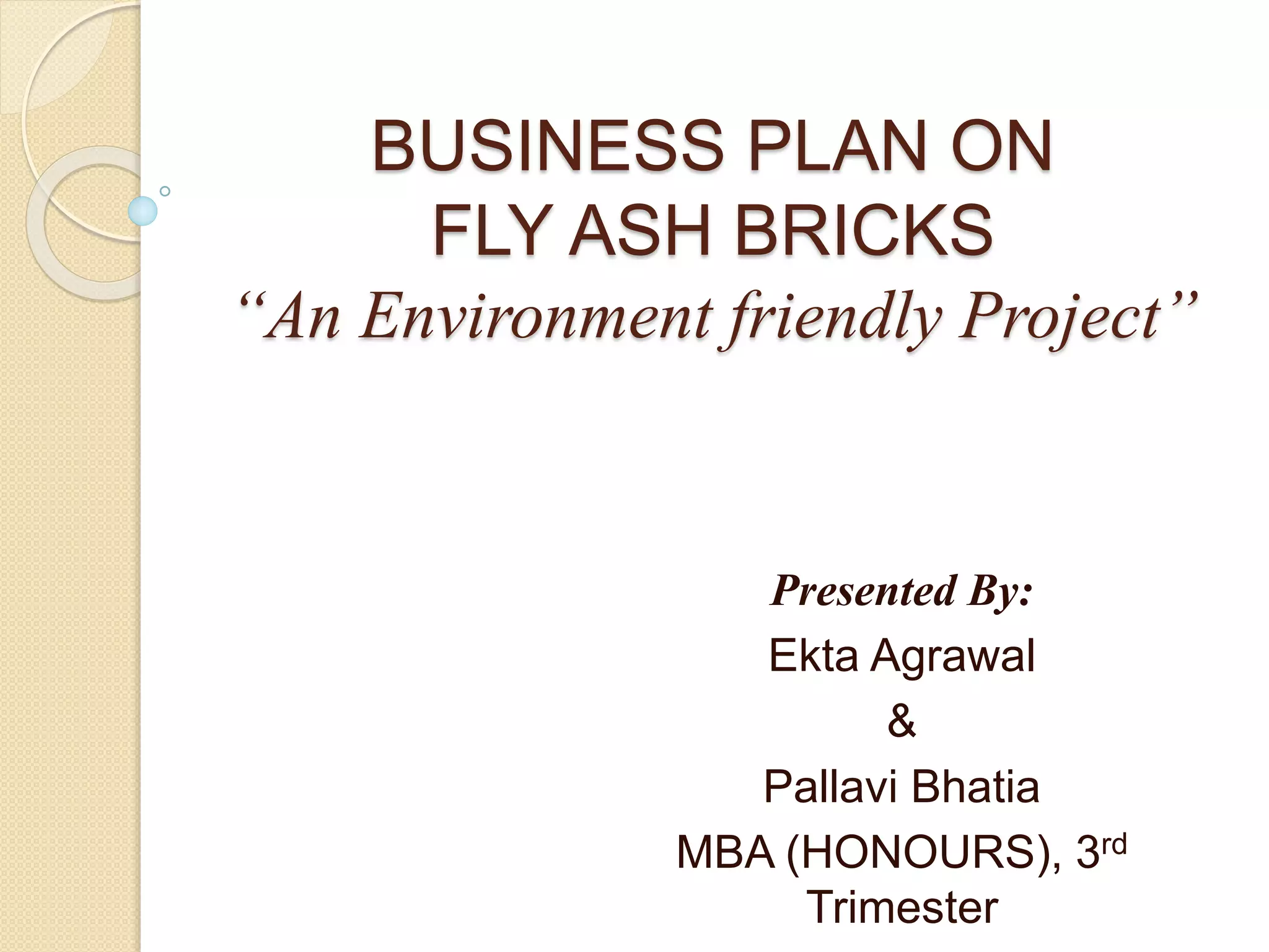 Flyash Bricks | PPTX