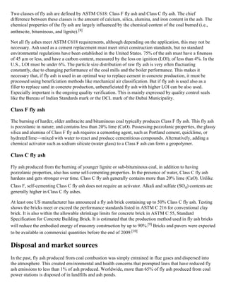 Fly ash wikipedia, the free encyclopedia | PDF