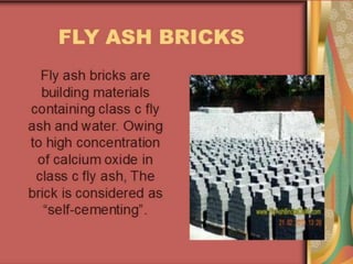 Flyash bricks | PPTX