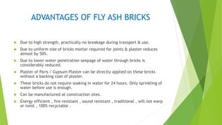Fly ash bricks.ppt | Indoor Environmental Quality | Home & Garden