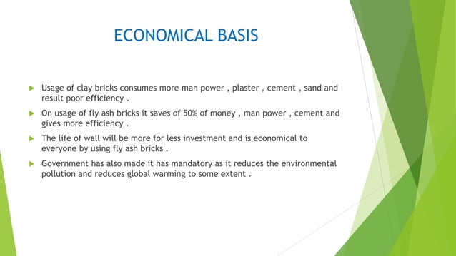 Fly ash bricks.ppt | Indoor Environmental Quality | Home & Garden