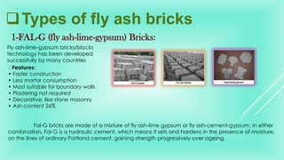 Fly ash bricks javid iqbal sodagar | PPT