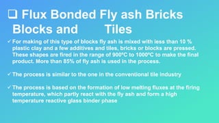 Fly ash bricks javid iqbal sodagar | PPT