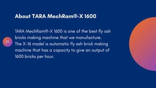 Automatic Fly Ash Brick Making Machine II TARA Machines | PPTX ...