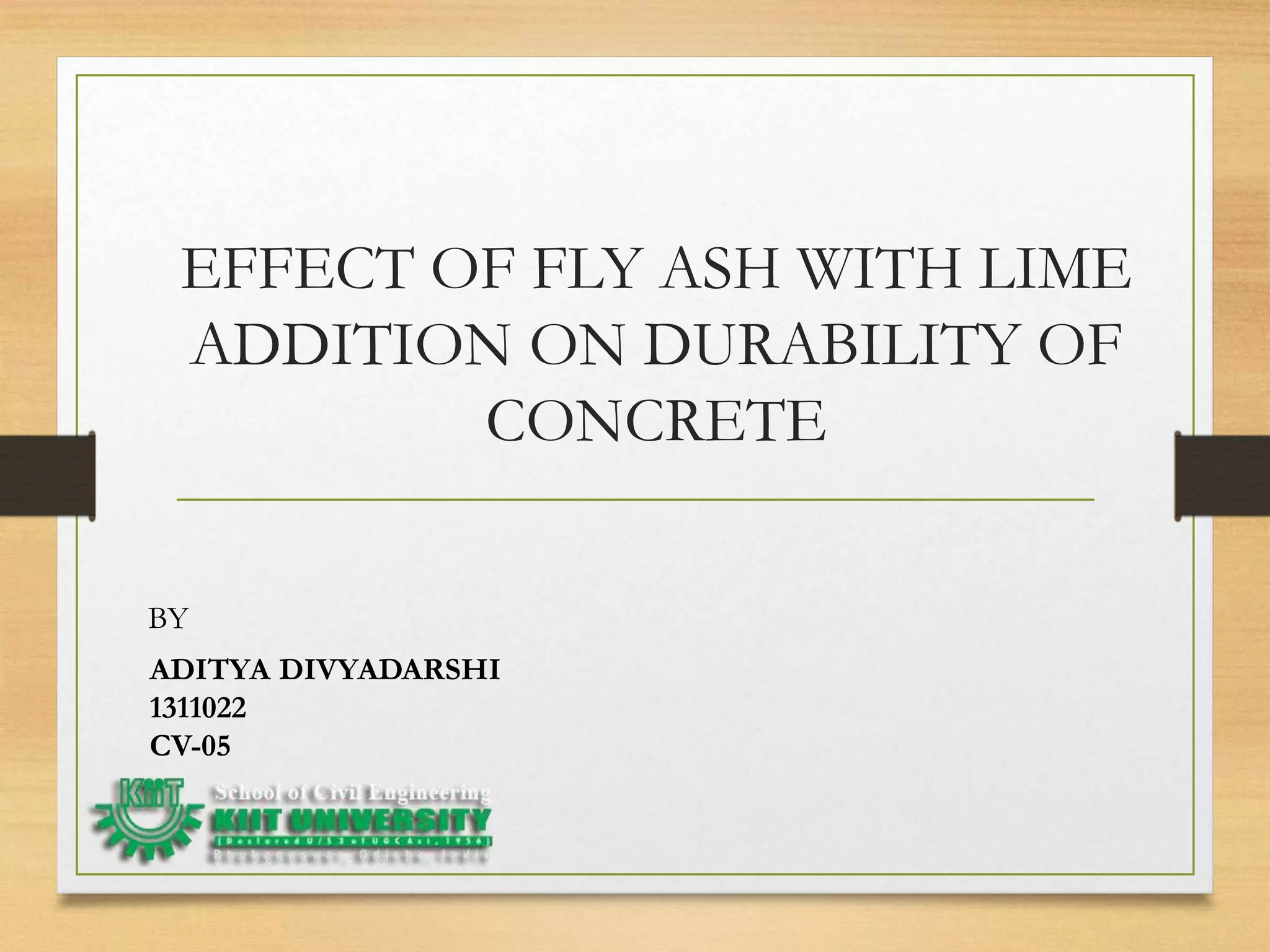 FLY ASH CONCRETE | PPT