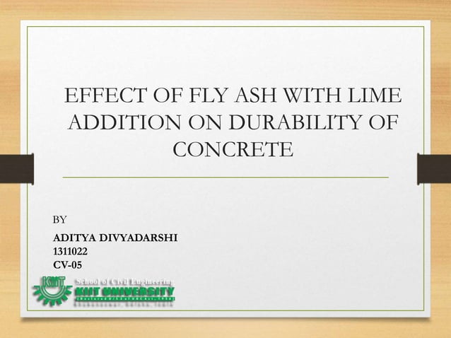 FLY ASH CONCRETE | PPT