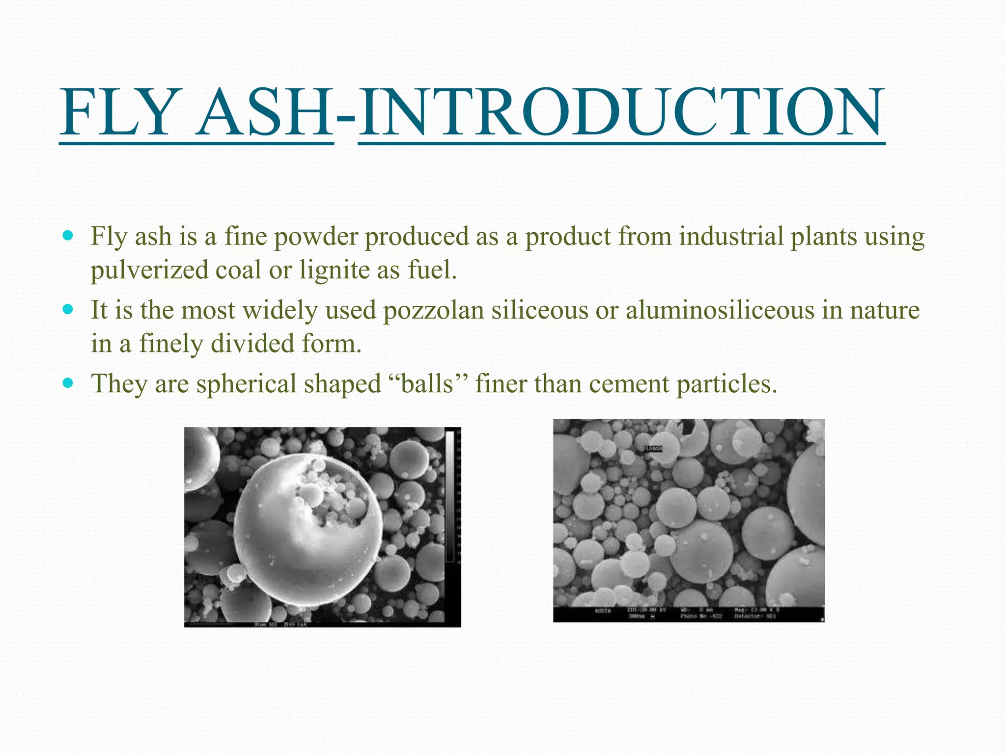 Fly ash concrete ppt | PPTX
