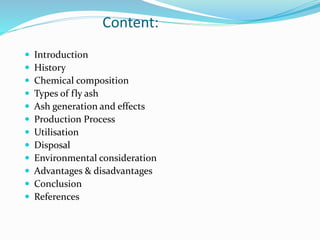 Flyash disposal and utilization | PPT