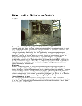 Fly ash handling challenges | DOC