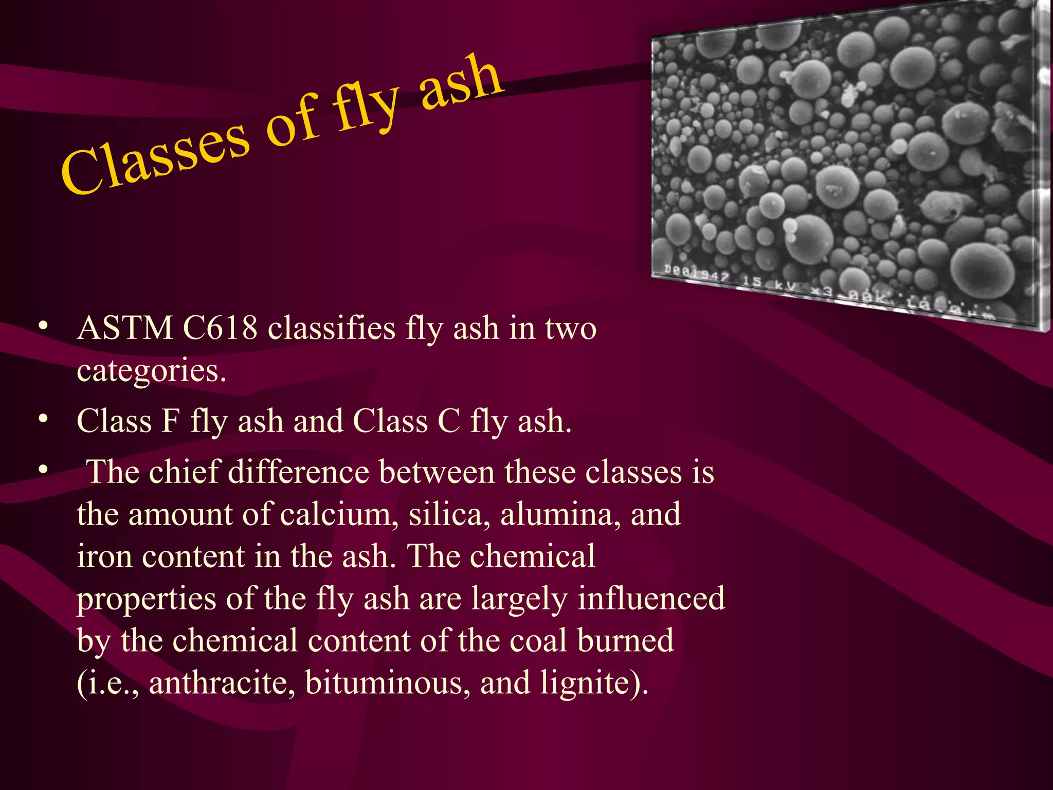 Fly ash in concrete !0 ce113 | PPT | Indoor Environmental Quality ...
