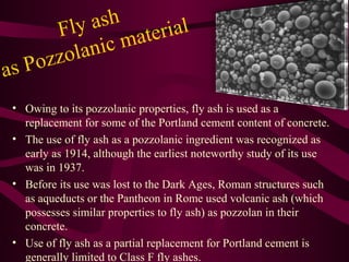 Fly ash in concrete !0 ce113 | PPT | Indoor Environmental Quality ...