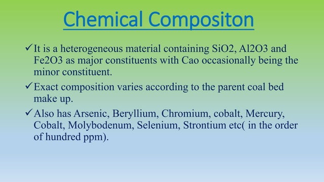 Fly ash sources and control | PPT