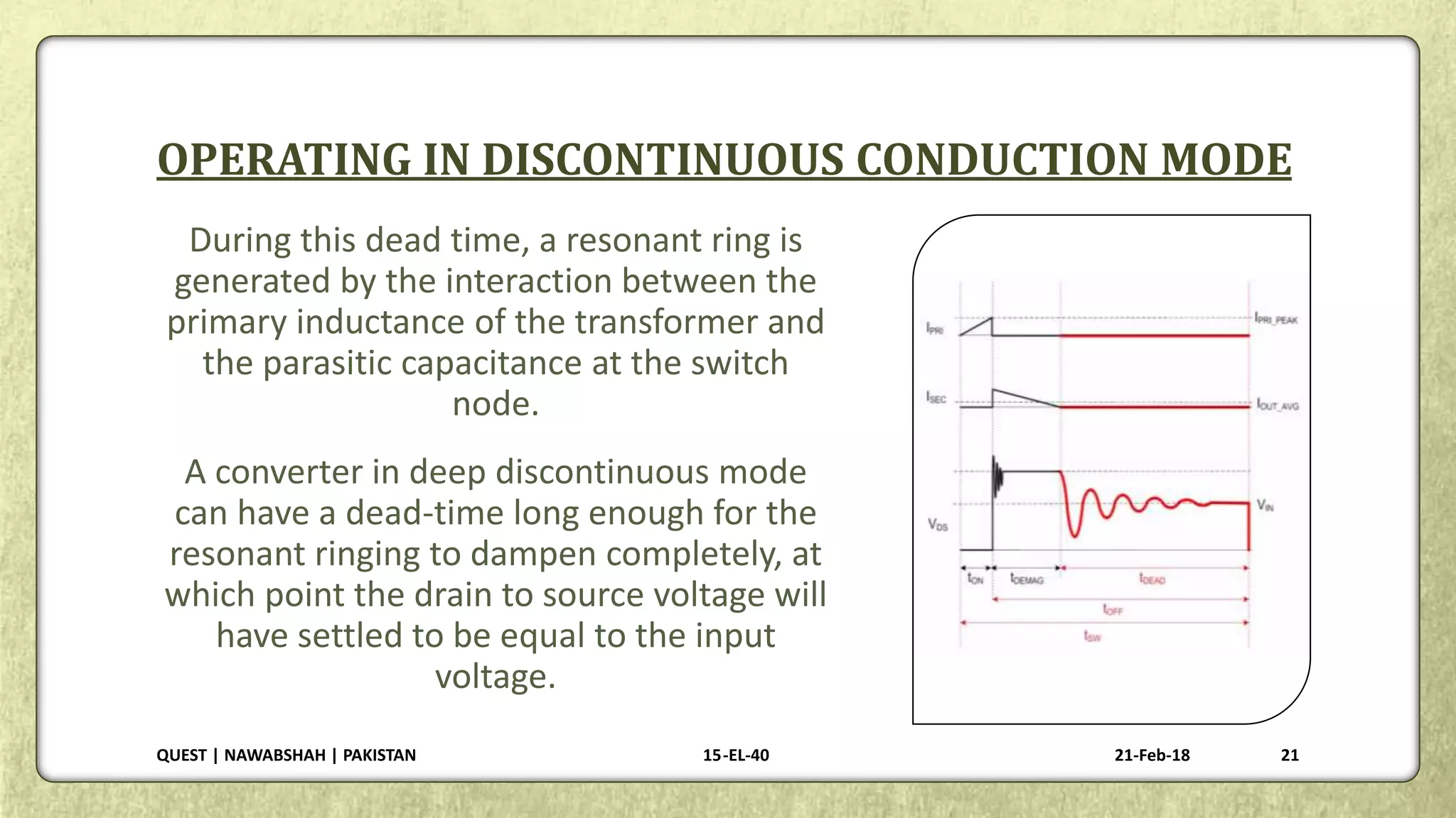 Flyback converter | PPTX