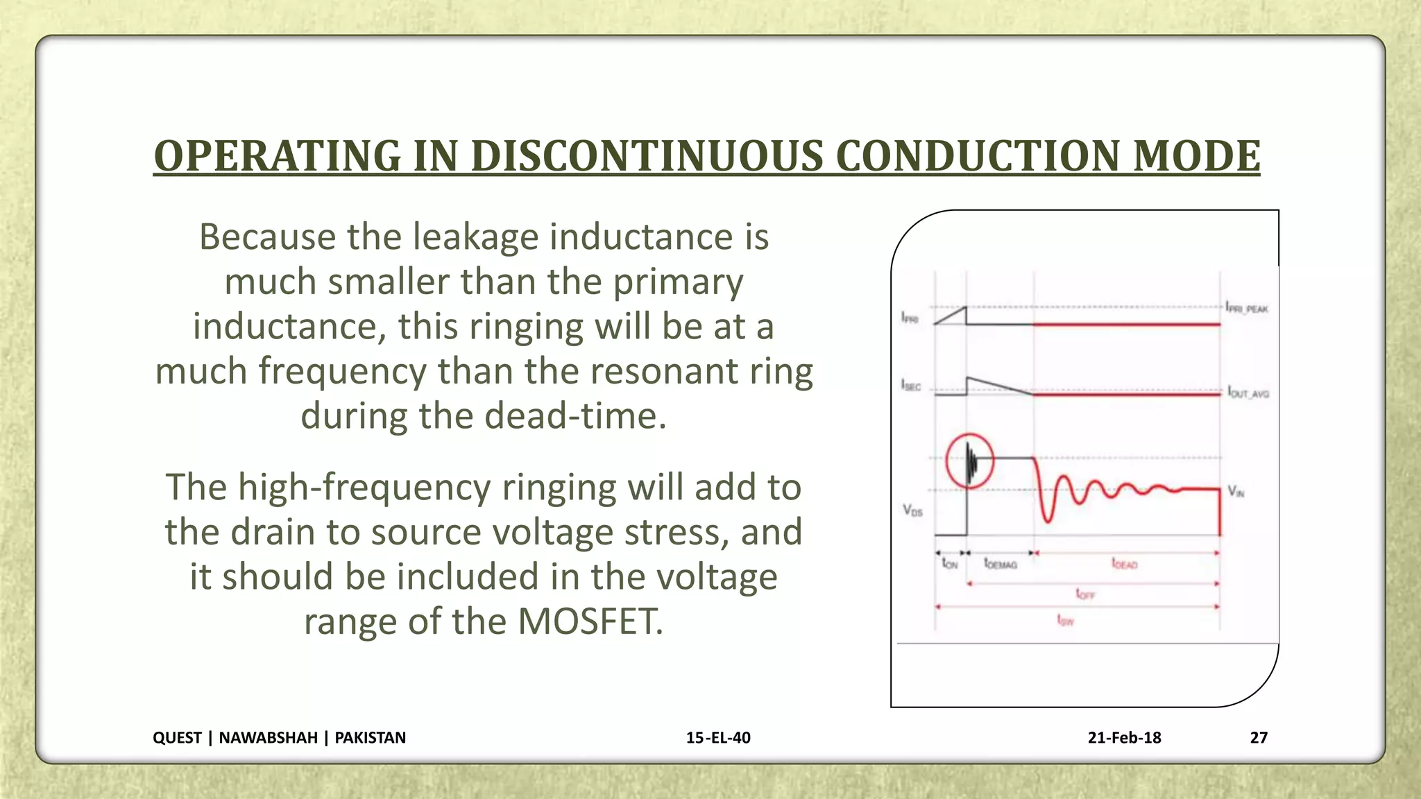 Flyback converter | PPTX