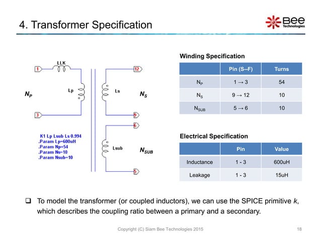 Flyback Converter using PWM IC(LTspice Version) | PPTX