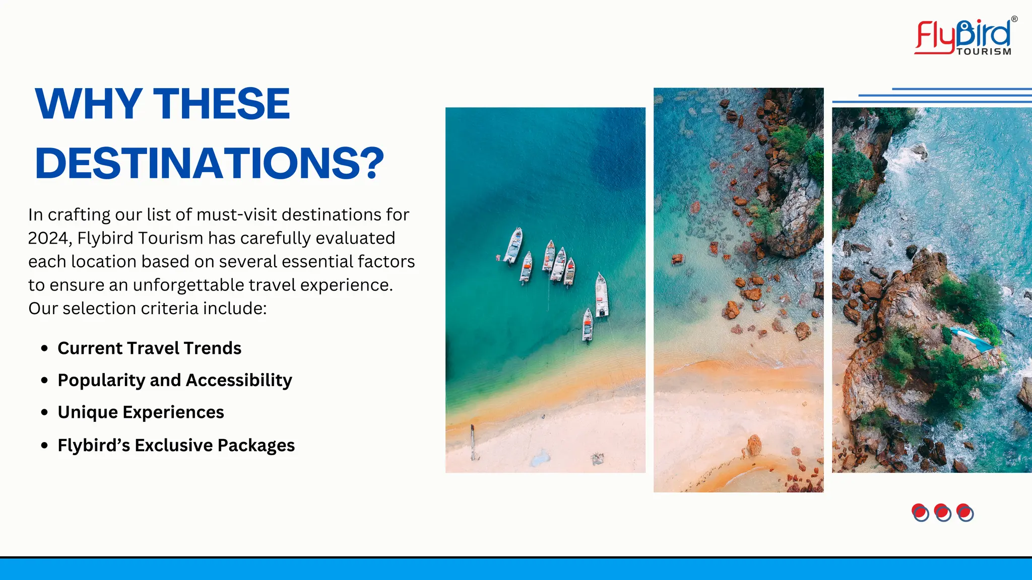 Top Trending Destinations of 2024 with Flybird Tourism | PDF