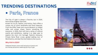 Top Trending Destinations of 2024 with Flybird Tourism | PPT