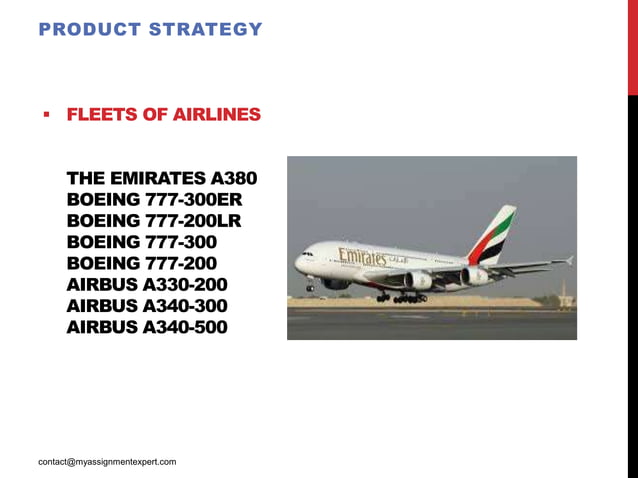 Marketing Mix of Emirates Airways | PPTX | Air Travel | Travel Type