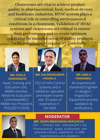 Srilanka Program on HVAC System & Clean room Panel Discussion | PDF