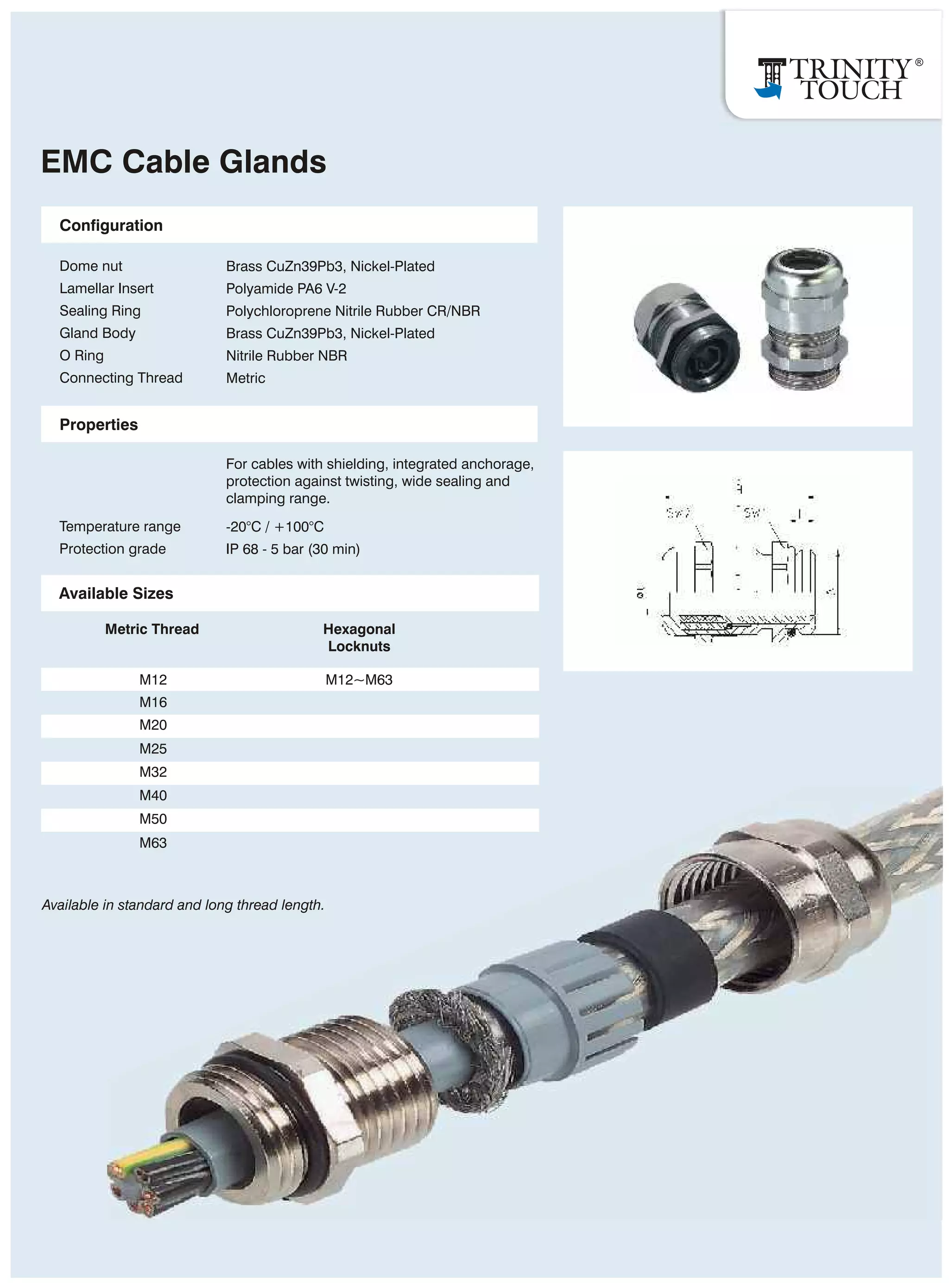 Flyer cable glands | PDF