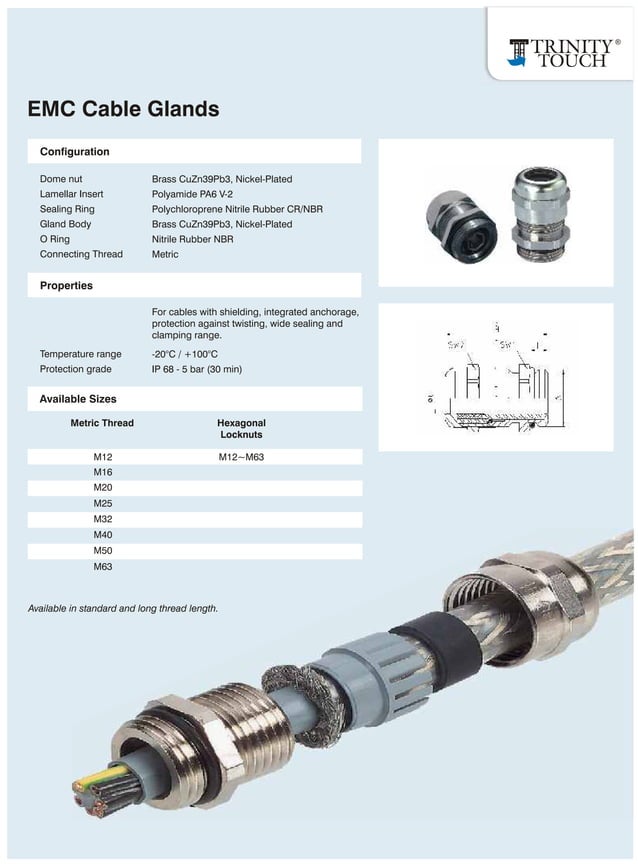 Flyer cable glands | PDF | Television | Entertainment
