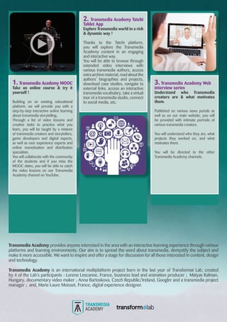 Transmedia Academy - promo flyer | PDF