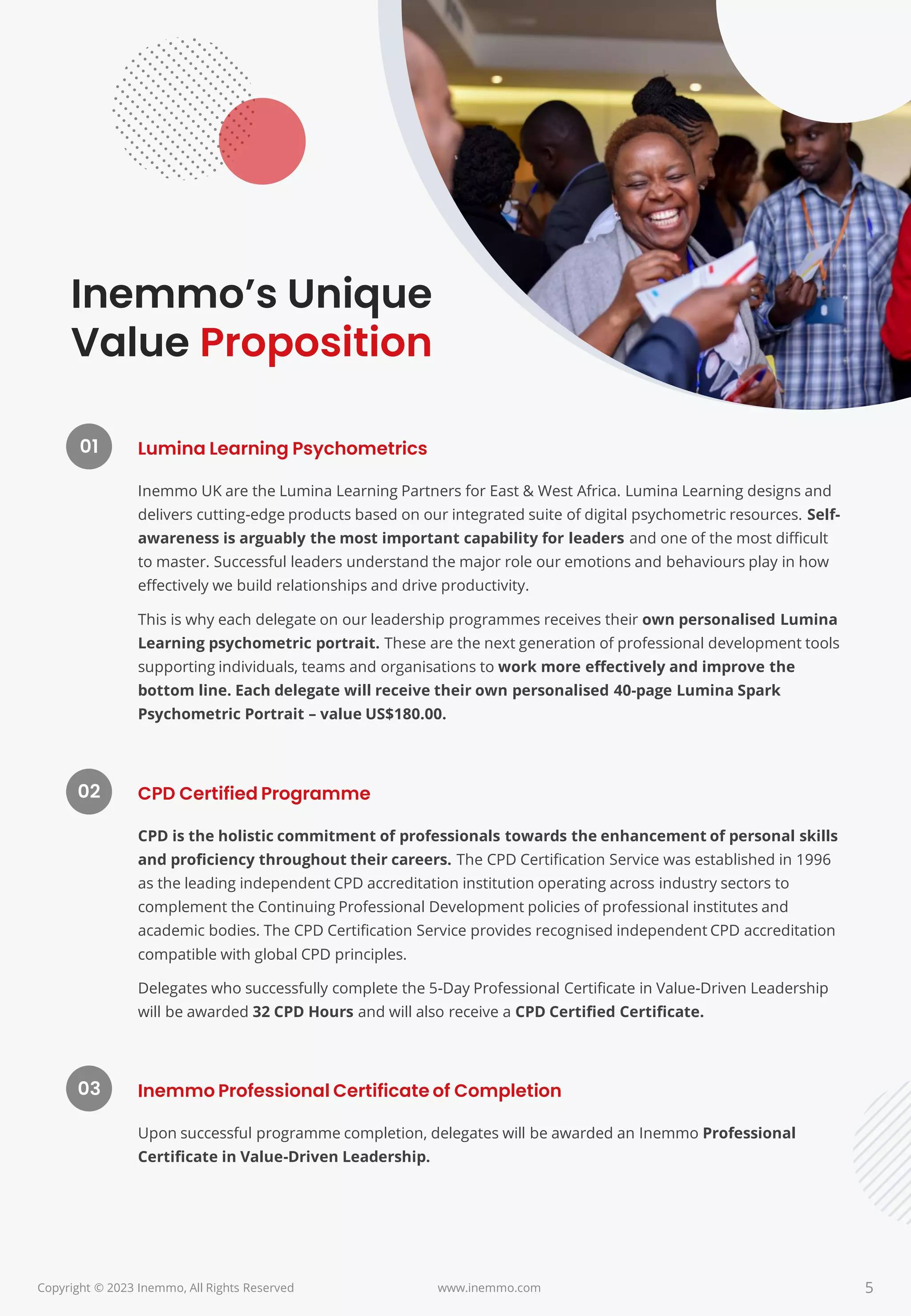 5 Day Professional Certificate in Value Driven Leadership_UK June 2023 ...