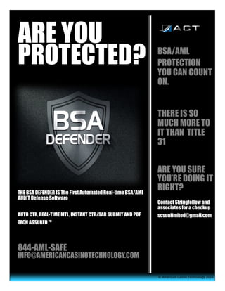 BSA Defender | PDF | Crime & Harmful Acts to Individuals, Society ...
