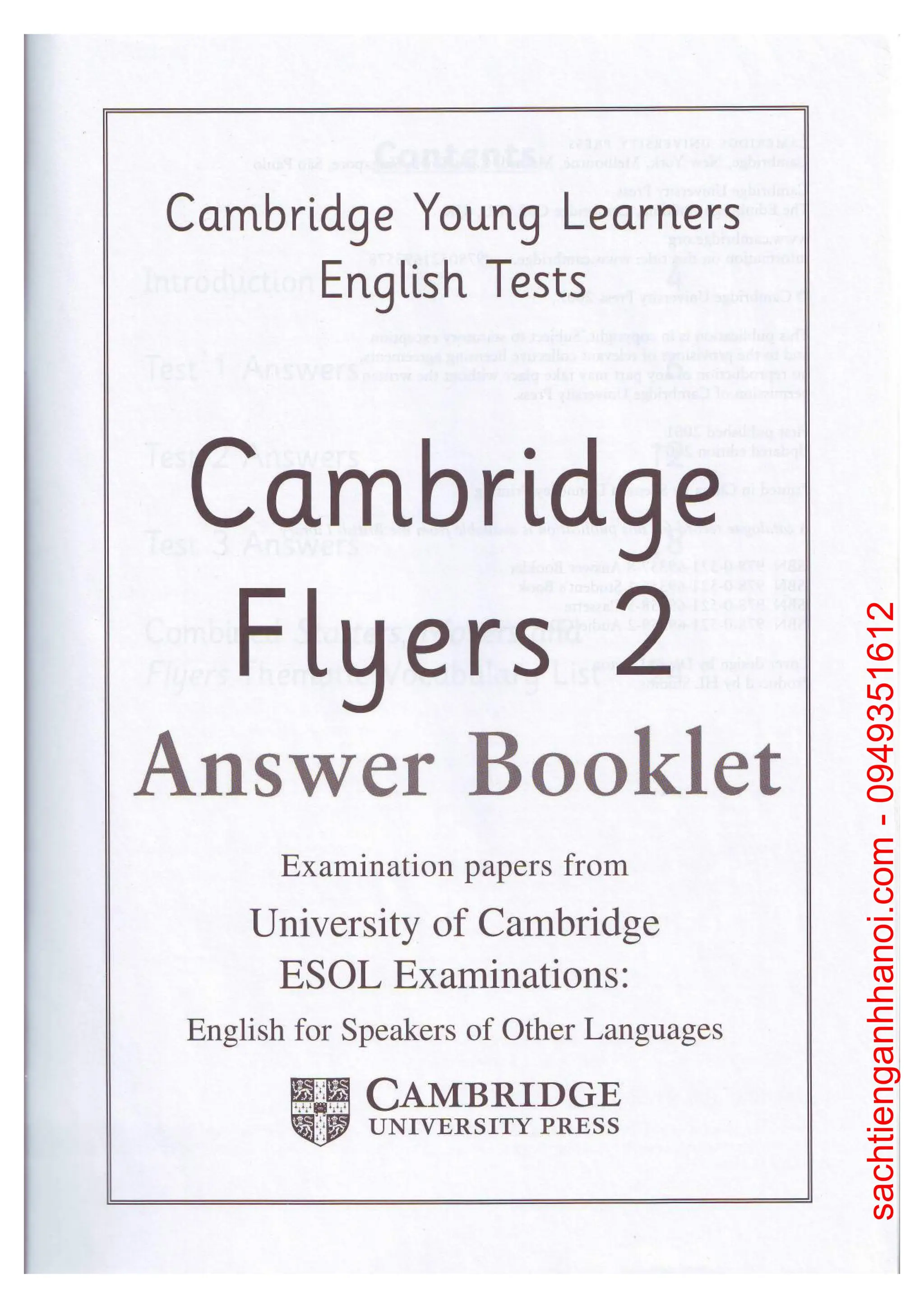 FLYER 2 - ANSWER KEY.pdf( Tờ rơi - đáp án) | PDF