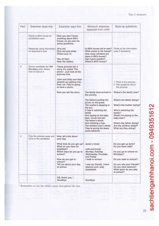 FLYER 2 - ANSWER KEY.pdf( Tờ rơi - đáp án) | PDF