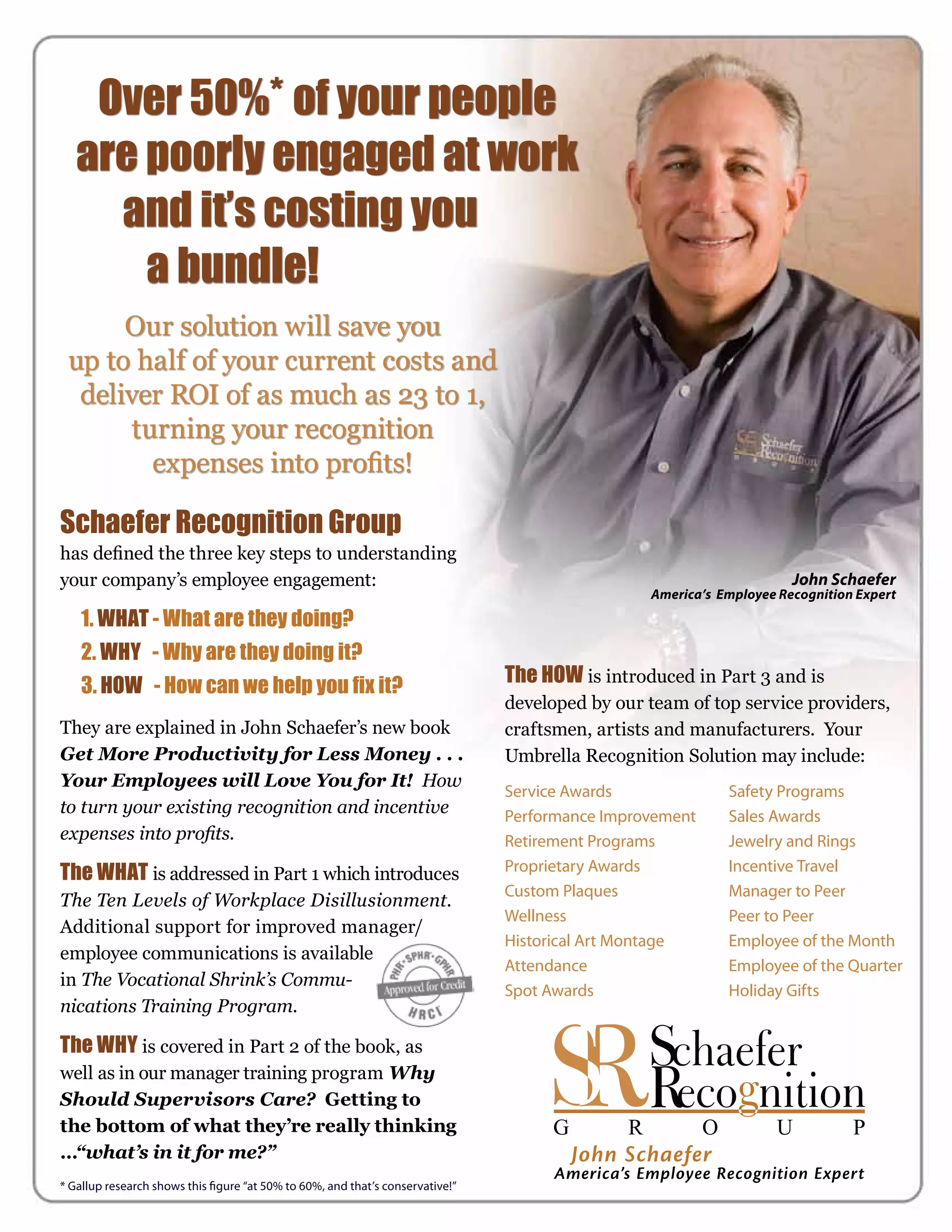 Schaefer Recognition Group Flyer | PDF