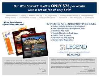 Web Service Plan Flyer | PDF
