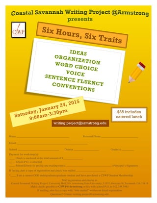 Six Traits Workshop | PDF