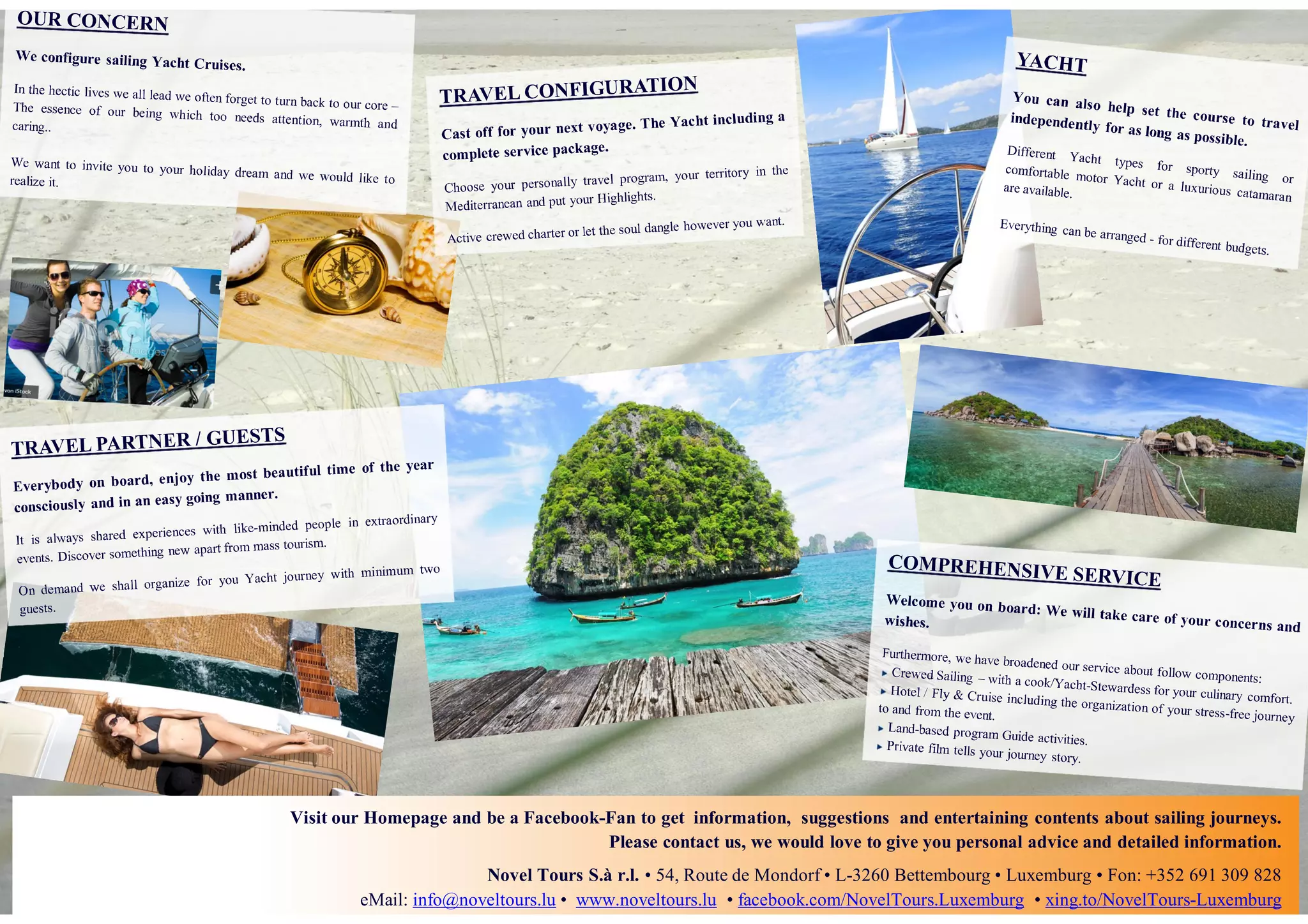 Novel Tours - Flyer - English version | PDF | Cruises | Travel Type