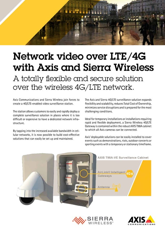 Flyer Axis Lte4G_Sierra_Wireless_1505 | PDF | Cameras and Camcorders | Consumer Electronics