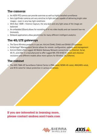 Flyer Axis Lte4G_Sierra_Wireless_1505 | PDF
